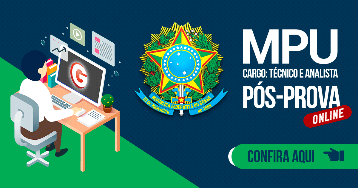 Prova MPU: confira AQUI o gabarito e a correção das provas de técnico e ...