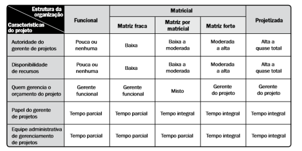 Estruturas Organizacionais – O que mudou no Guia PMBOK 6ª Edição