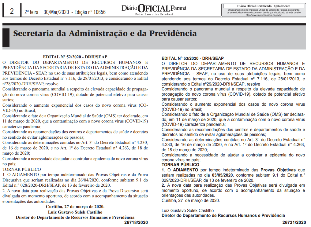 Edital SEAP PR: 199 vagas! Confira! | Blog Gran Cursos