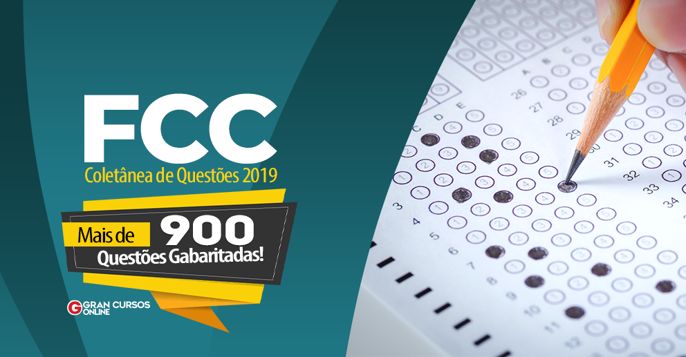 Concursos FCC: confira mais 900 questões gabaritadas!