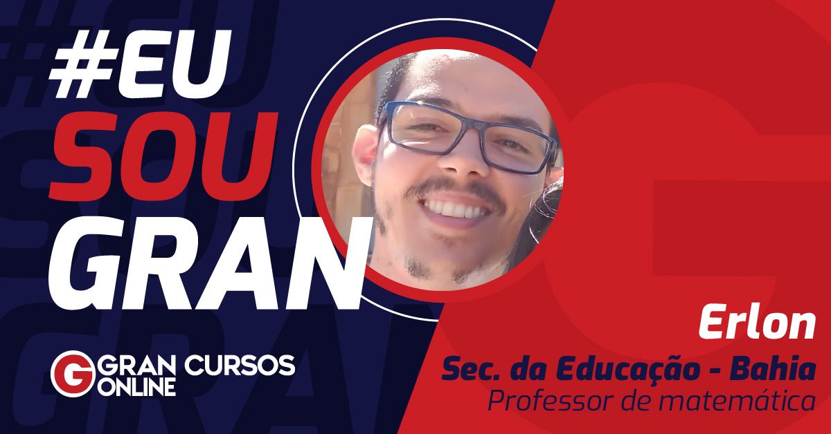 Erlon conquistou a aprovação no concurso SEC BA