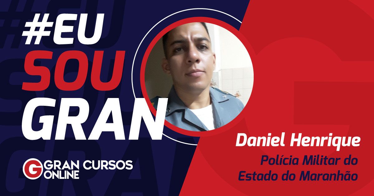 Daniel Henrique foi aprovado no concurso da PM MA e garante que tudo se ...