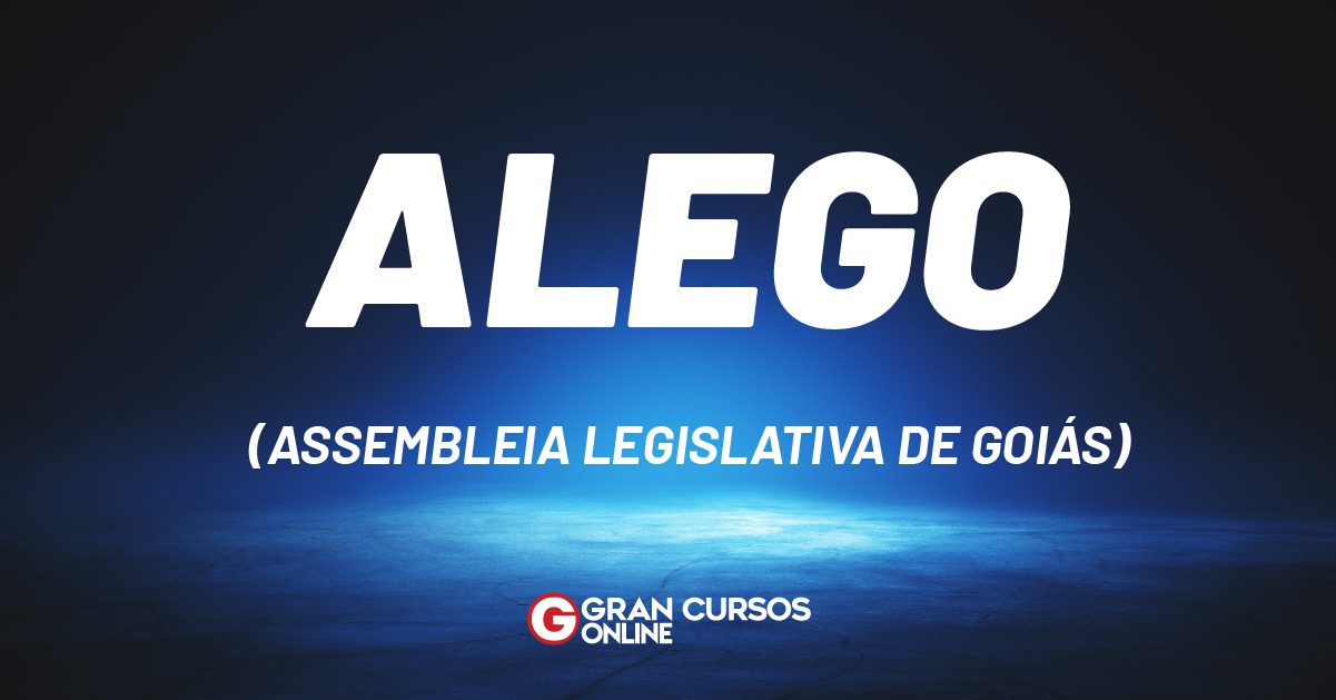 Concurso Alego: resultado final homologado. CONFIRA