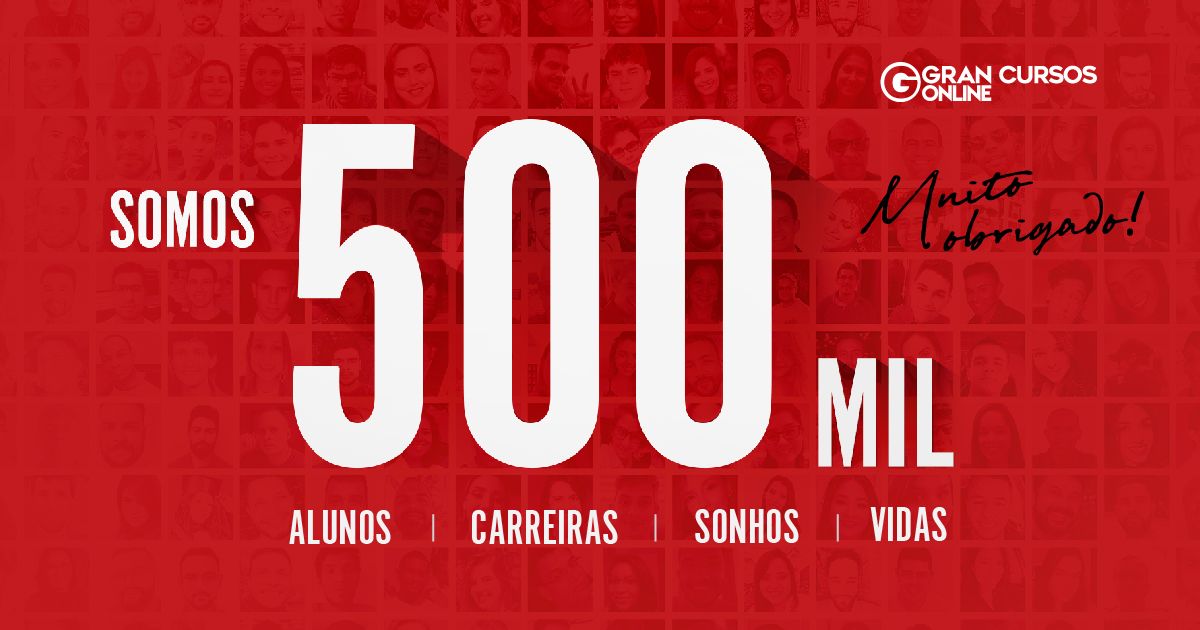 Somos 500 mil alunos, histórias, carreiras, sonhos, vidas