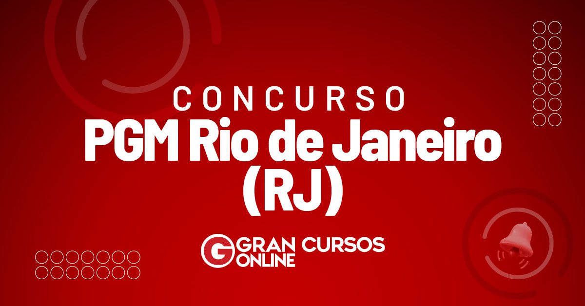 Concurso PGM RJ: comissão formada. VEJA!