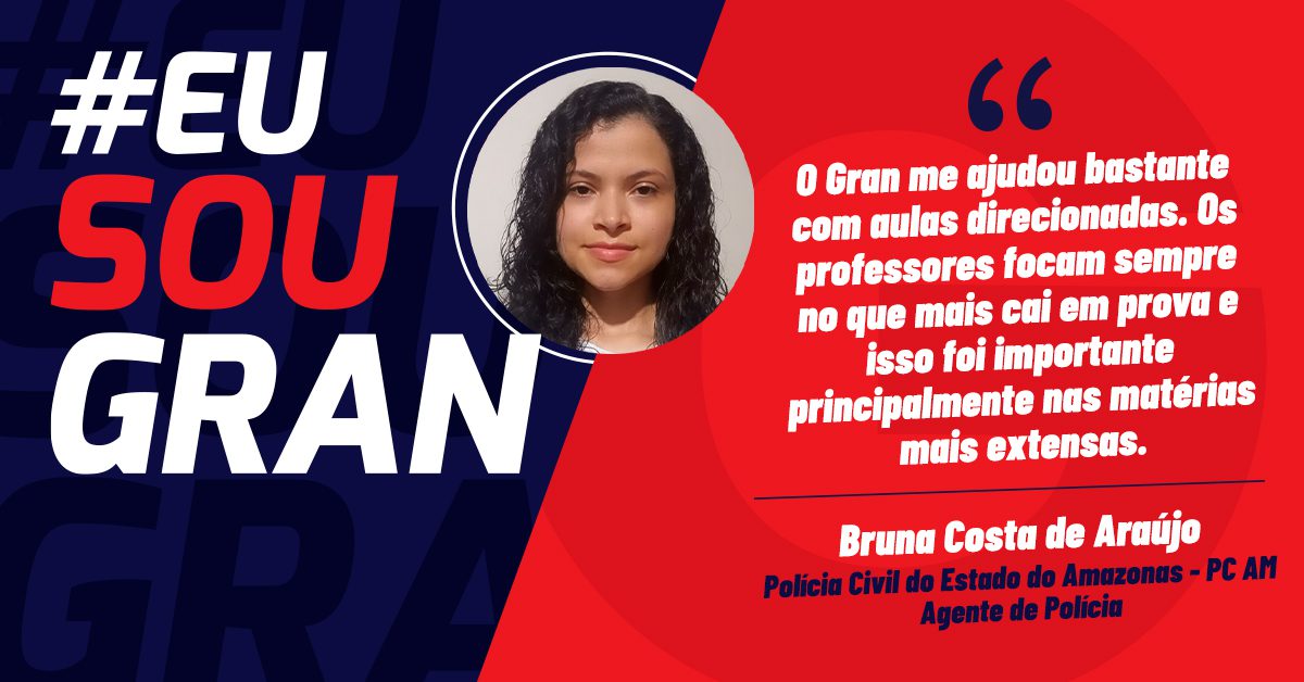 Após 5 anos de estudos, Bruna Costa conquistou a aprovação!
