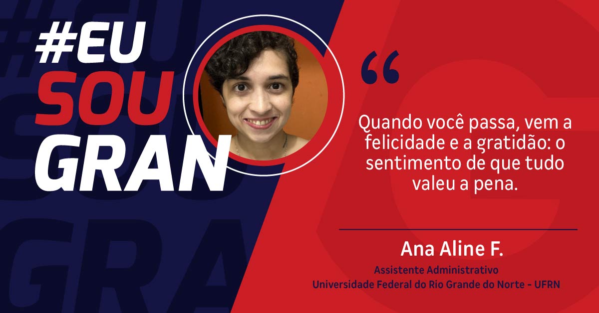 3° lugar no Concurso UFRN: conheça Ana Aline F.!