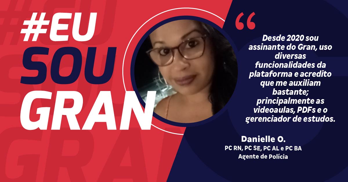 4 aprovações em concursos policiais: conheça Danielle O.!