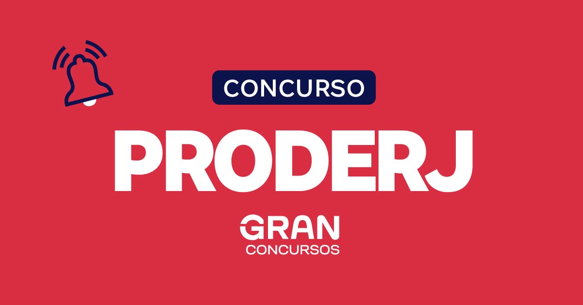 Concurso Proderj: edital pode ser publicado em 2025. Veja