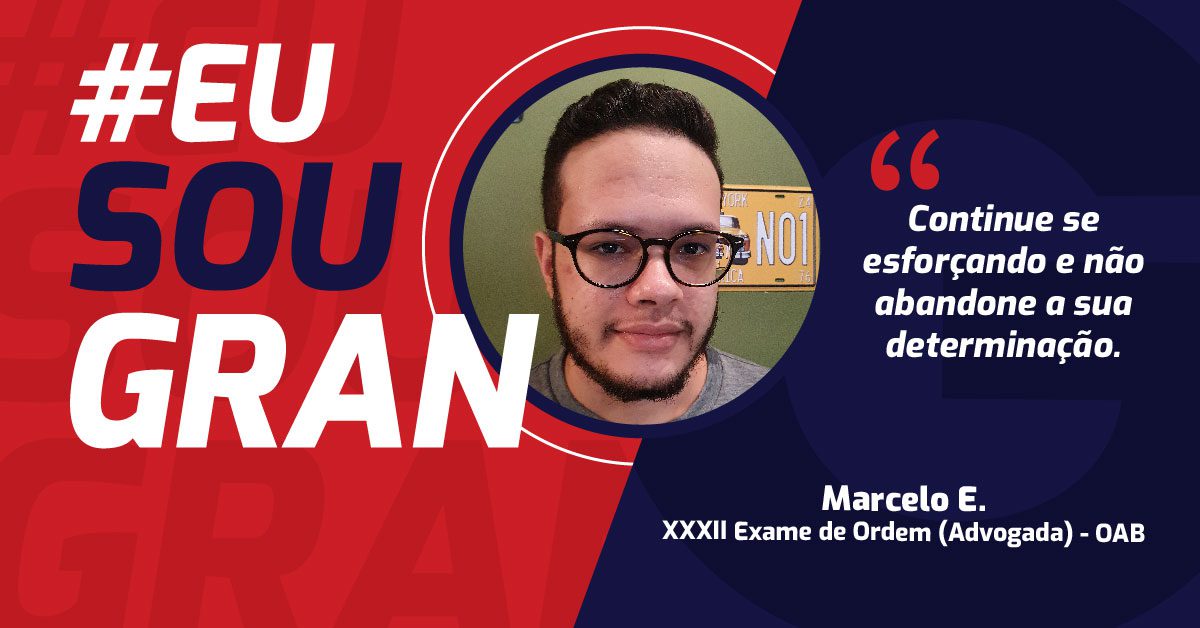 Marcelo E. venceu as conciliações e foi aprovado na OAB!