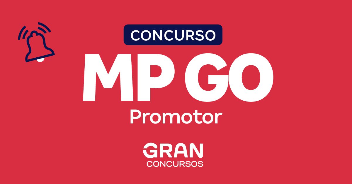Concurso MP GO Promotor: comissão oficializada. Confira!