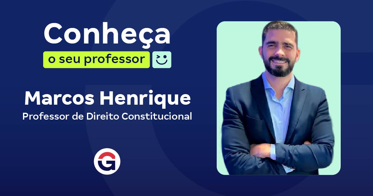 Conheça o seu professor: Marcos Henrique!