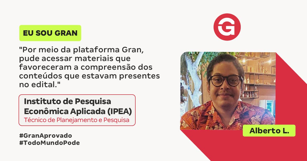 Alberto L. conciliou o estudo com trabalho, pesquisa e Doutorado!