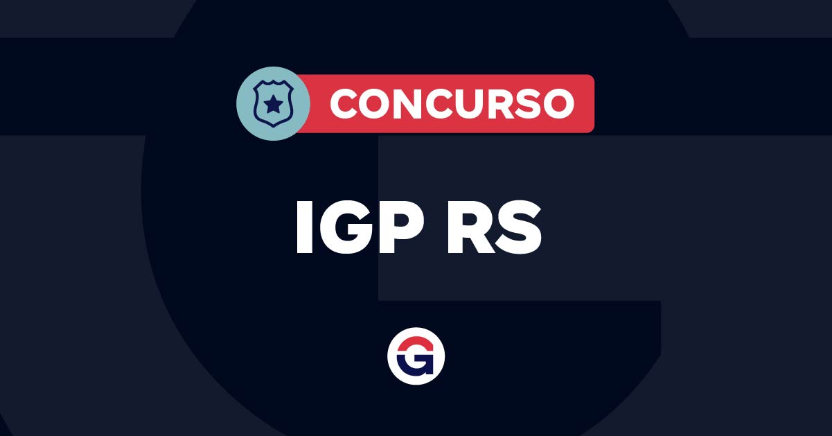 Concurso IGP RS: página do edital criada no site da banca! Veja