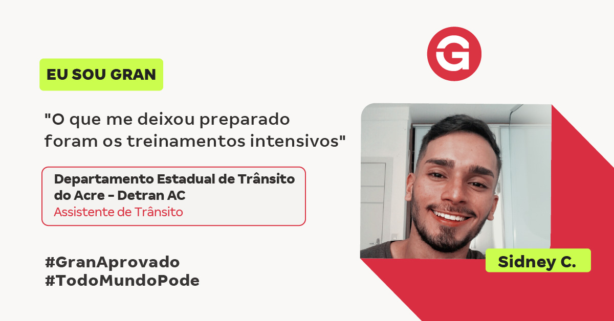 Após ser demitido, Sidney C. foi aprovado no Detran AC