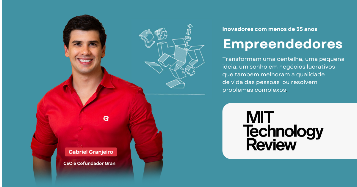 MIT Under 35: Gabriel Granjeiro é um dos jovens mais inovadores