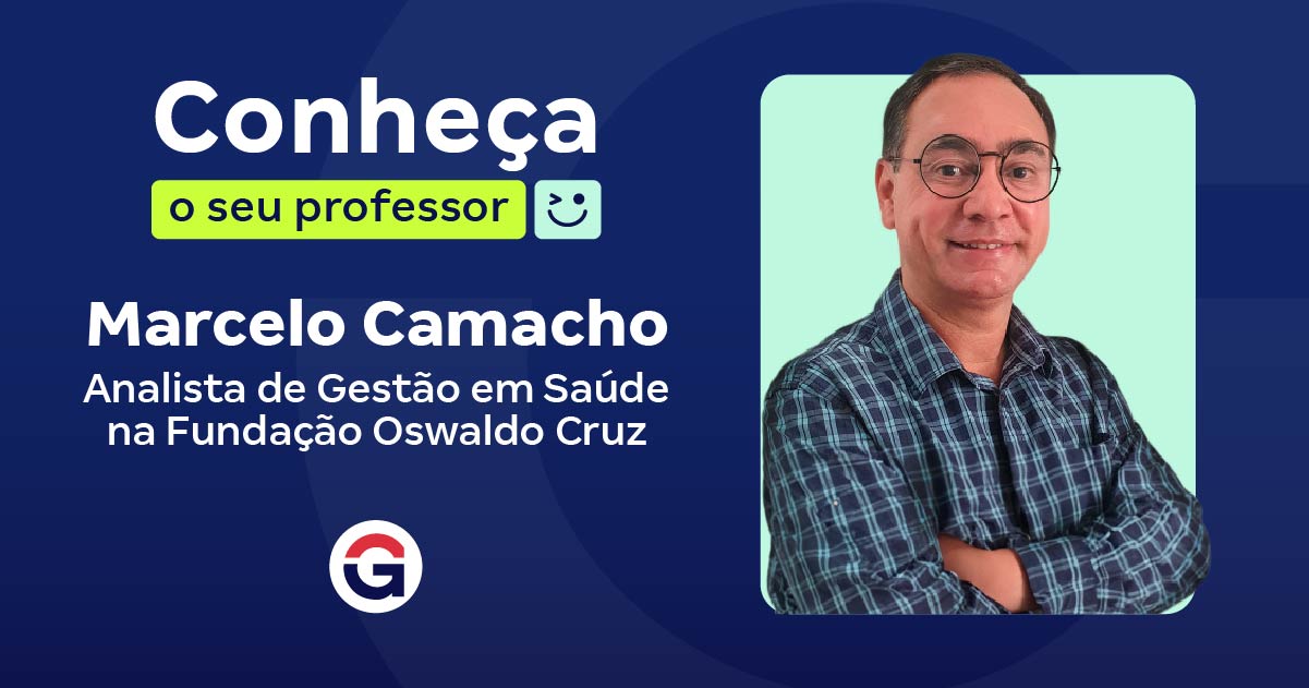 Conheça o seu professor: Marcelo Camacho!