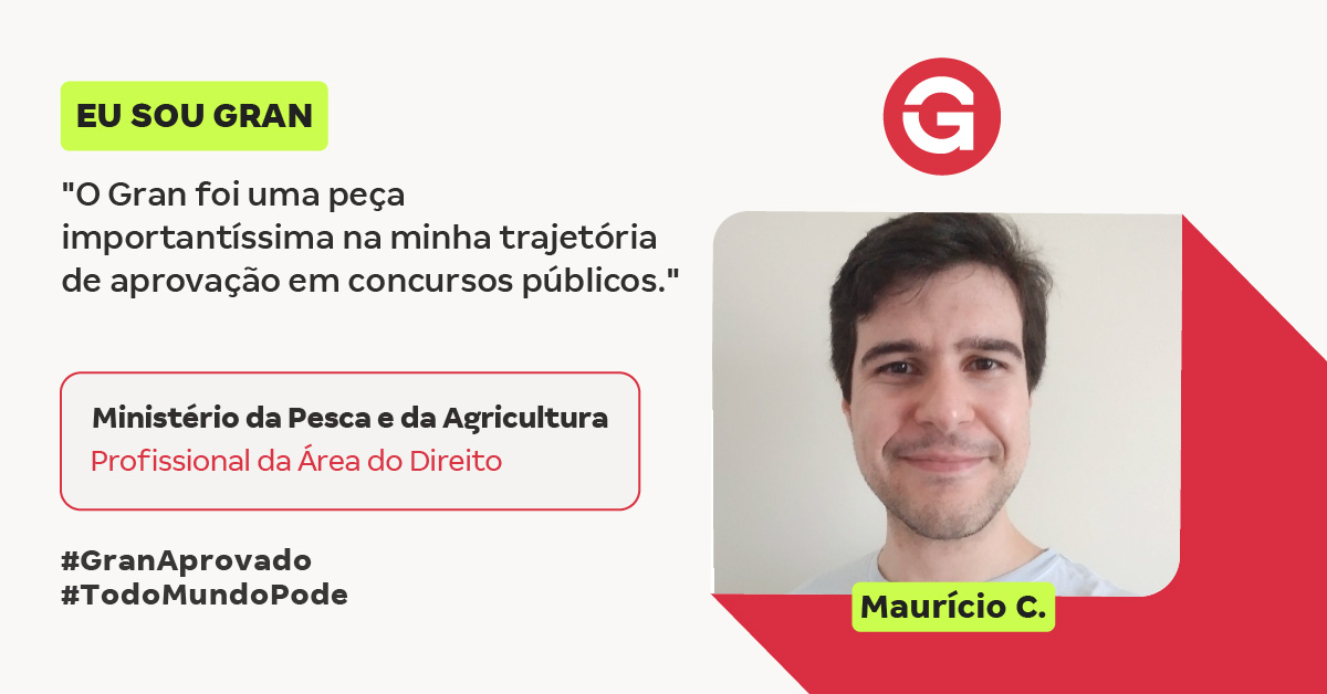 5° lugar no Concurso MPA: conheça Maurício C.!
