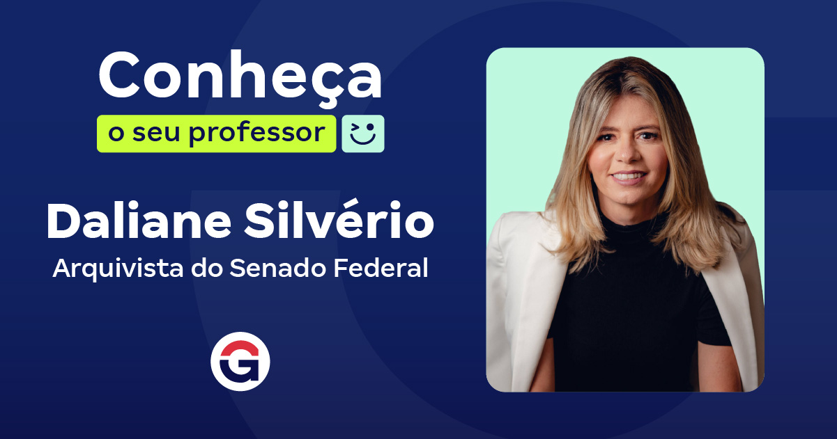 Conheça o seu Professor: Daliane Silvério!
