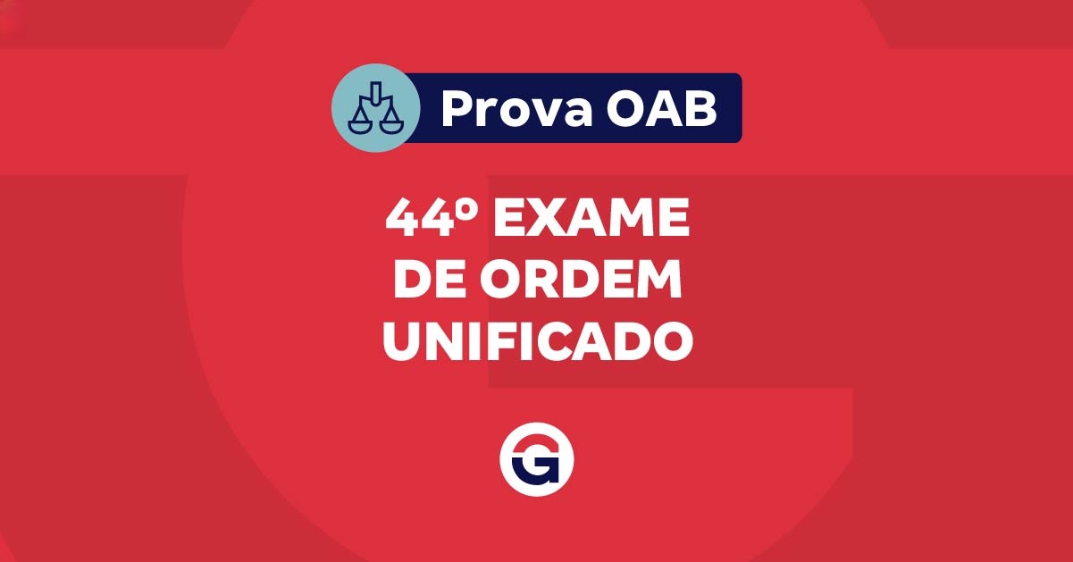 Repescagem OAB 44: locais de prova liberados! Saiba mais!