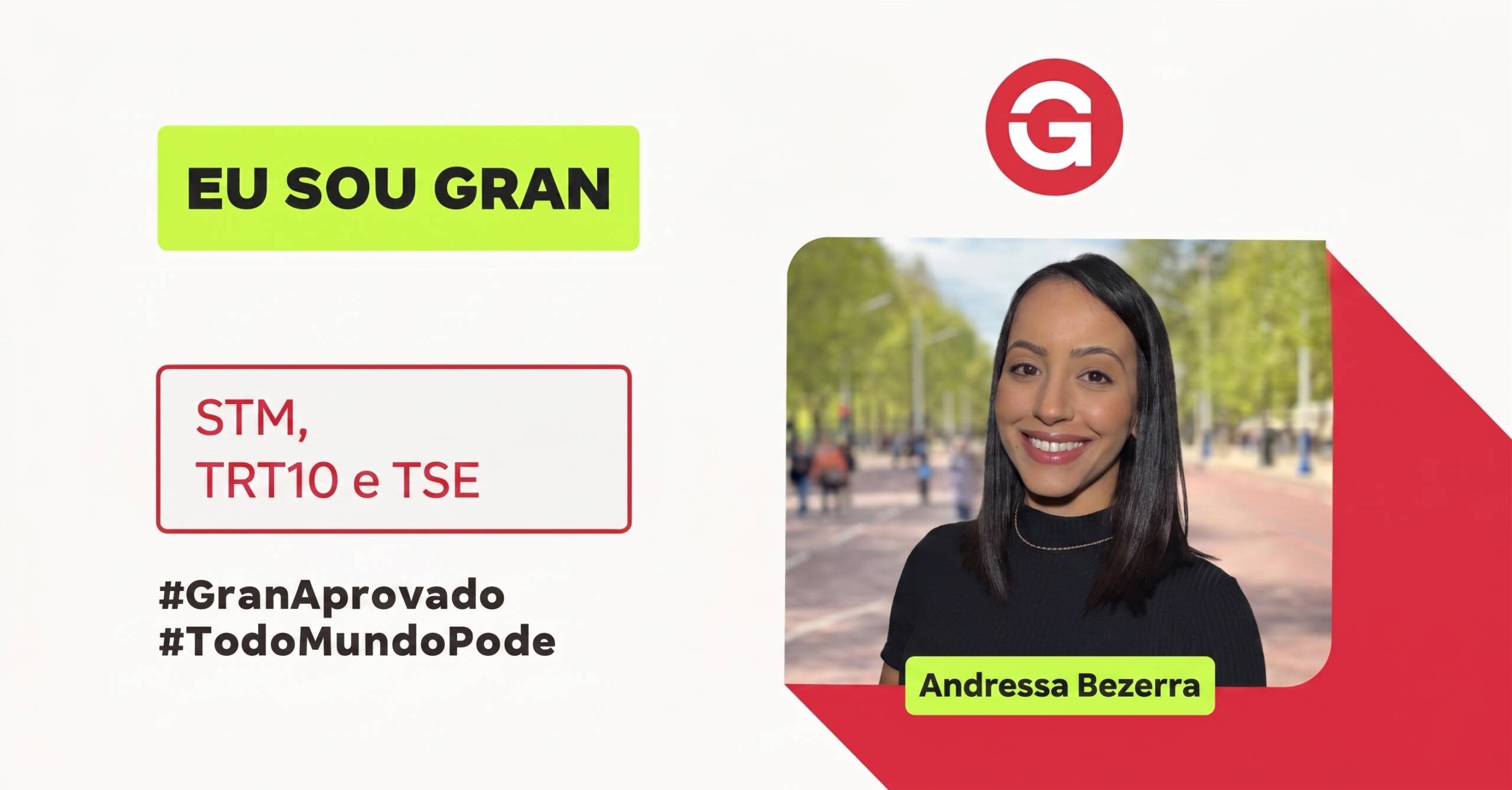Como Andressa conquistou 6 aprovações e conquistou nota máxima na ...